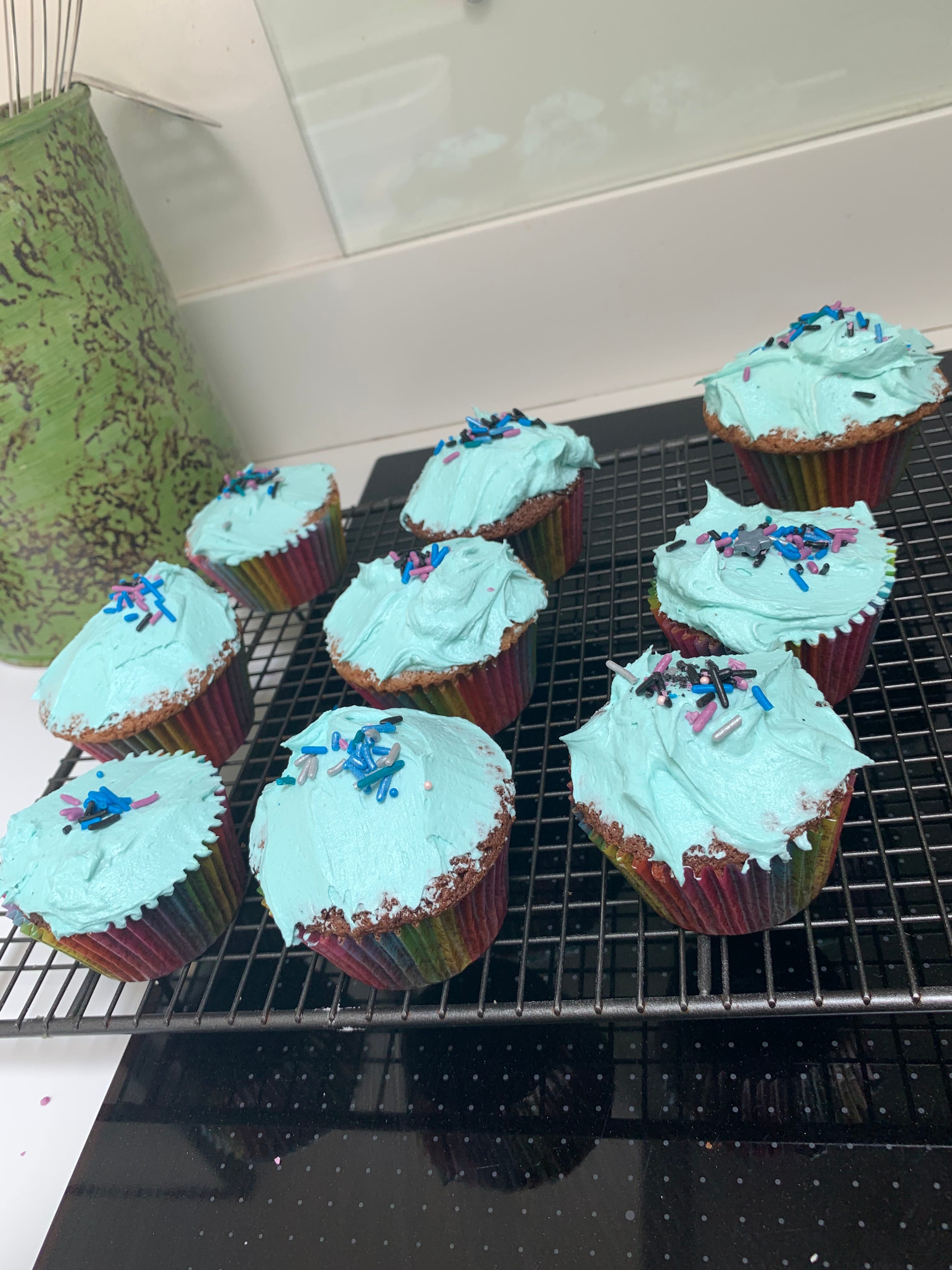 Ocean cupcakes - Baking the world with Dolly