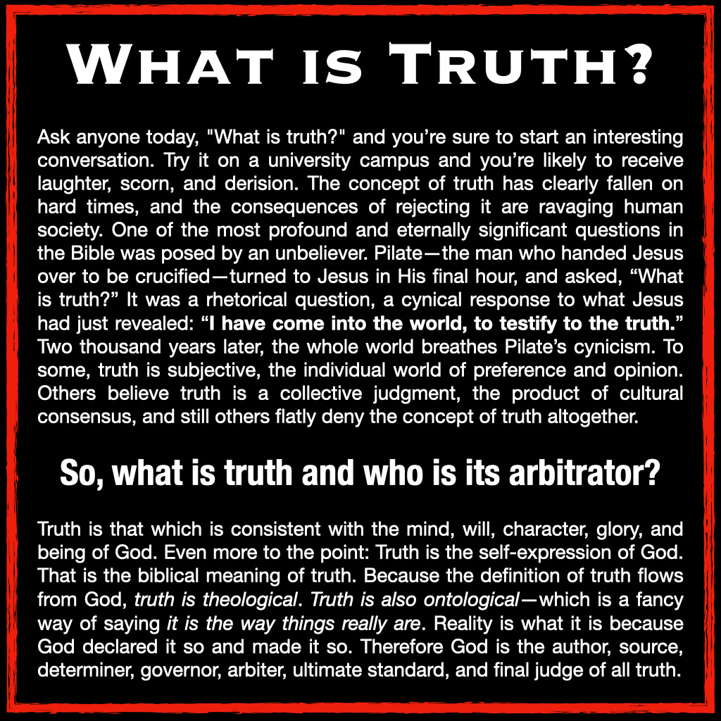 What is Truth? - by Science Guided By Faith