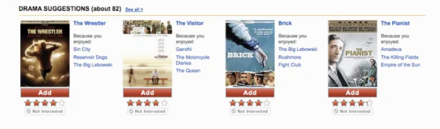 A Brief History of Netflix Personalization (Part One, from 1998 to 2006)