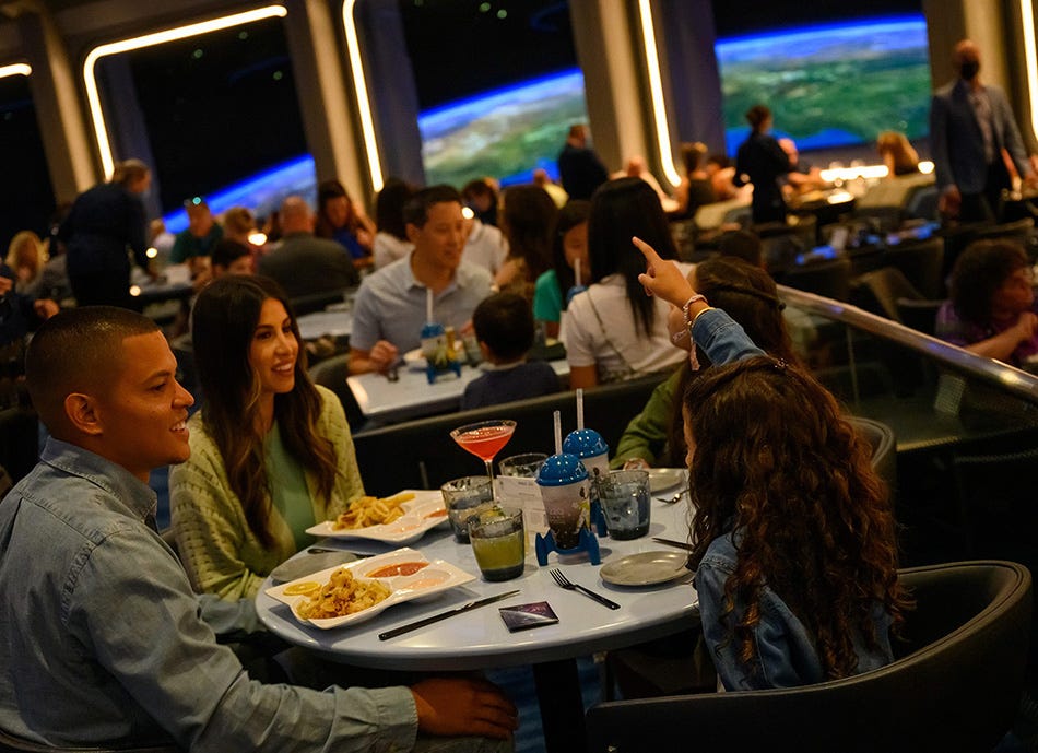 Elevated dining at Epcot - by Arthur Levine
