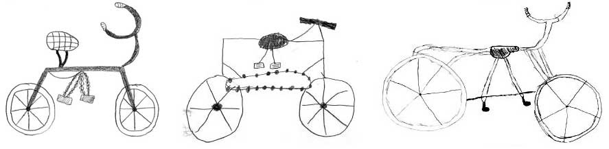 Why is it so hard to draw a bike from memory?