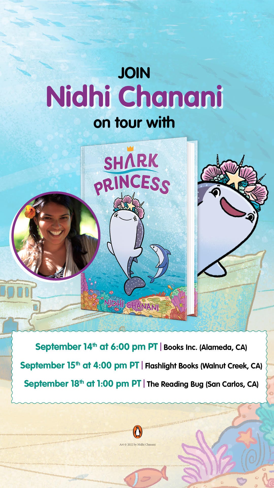 Shark Princess Bay Area Tour! - by Nidhi Chanani