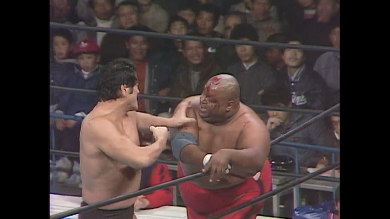 Abdullah The Butcher vs. Antonio Inoki, 25.01.1985