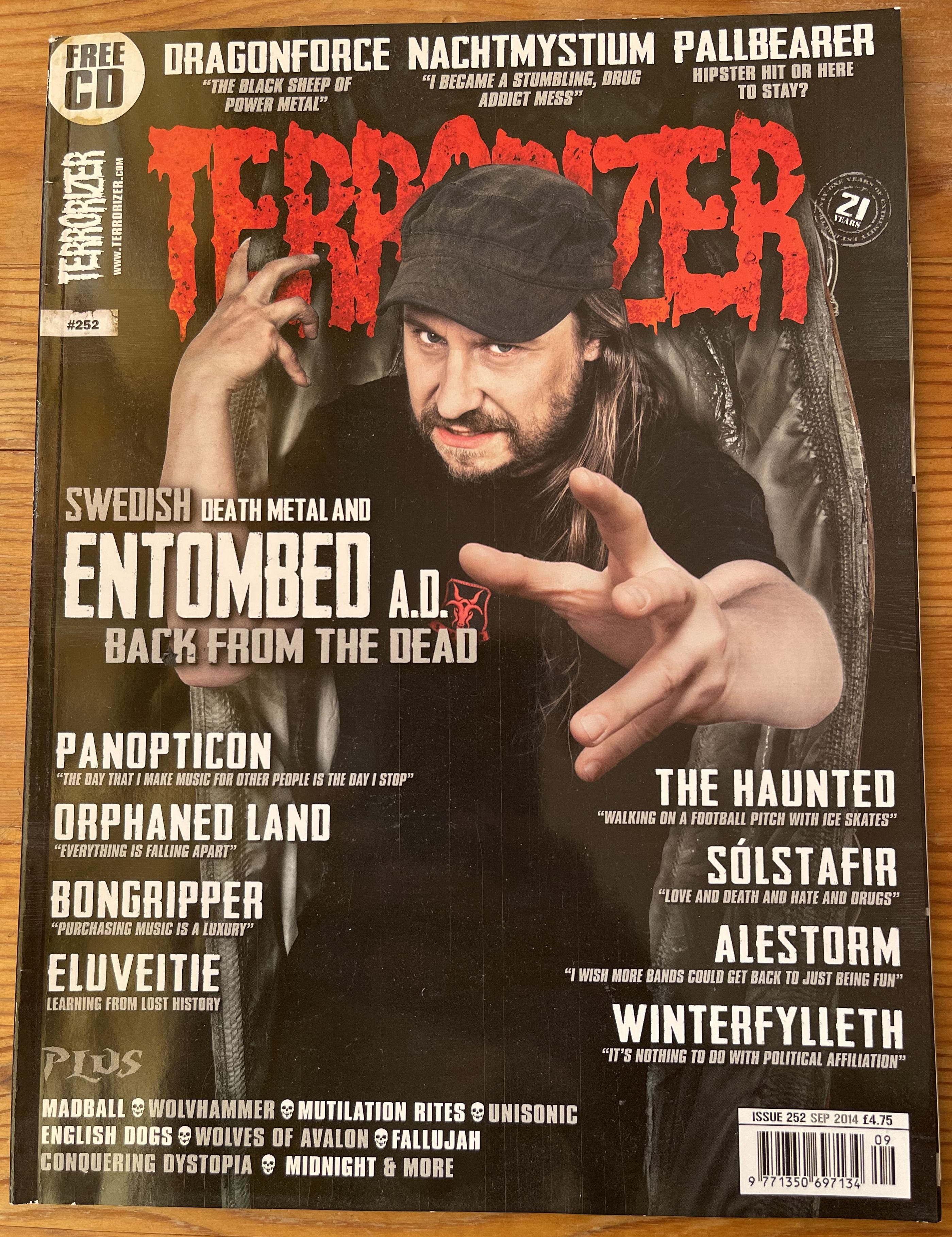OLD PAPER: L-G Petrov and Swedish Death Metal (Terrorizer #252, Sep 2014)