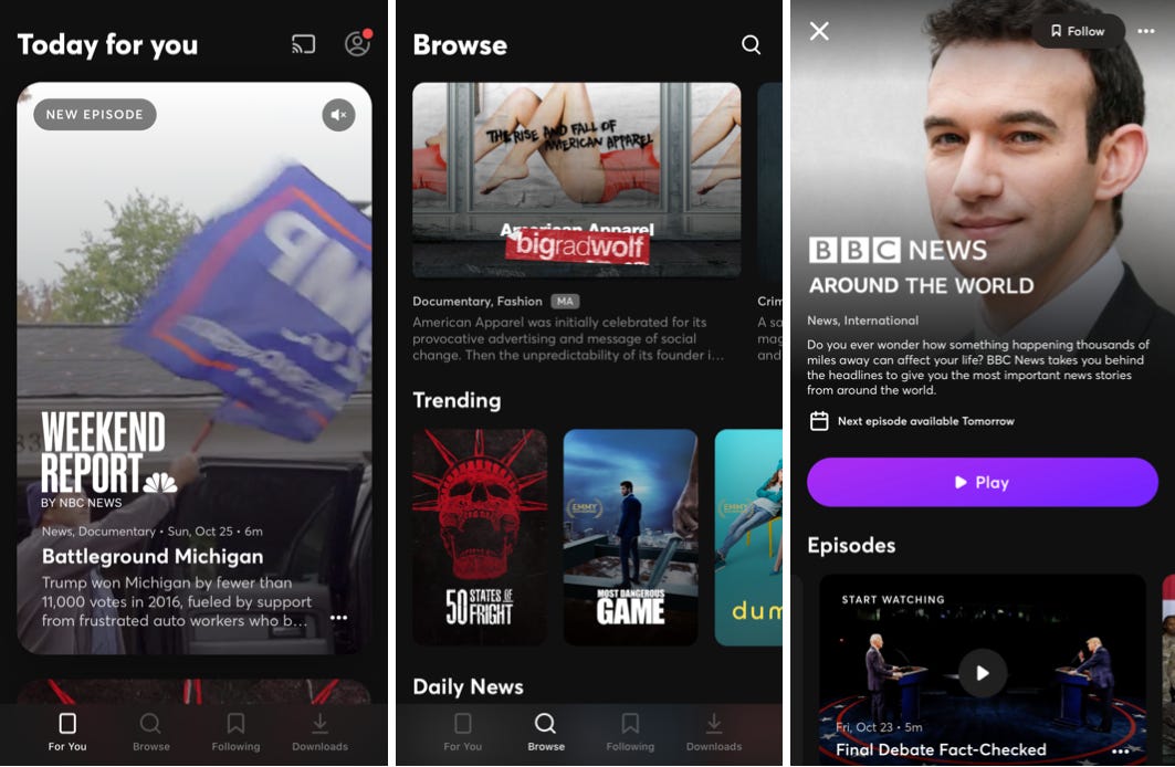 🍿 Thoughts on Quibi and Consumer Product - by Jake Dejno