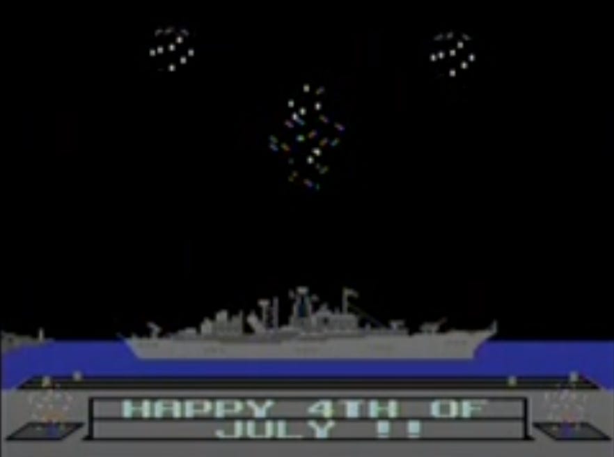 1985's C64 "Computer Fireworks Celebration Kit" from Activision