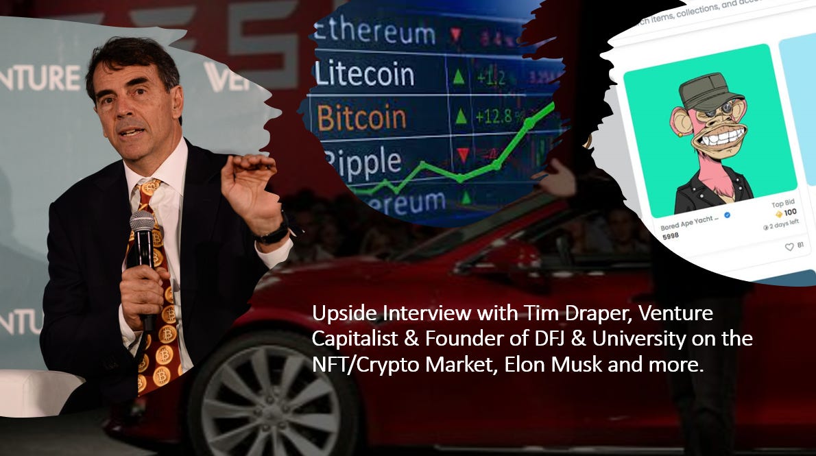 🔥Upside Chat: Tim Draper, Venture Capitalist & Founder of DFJ, Draper ...
