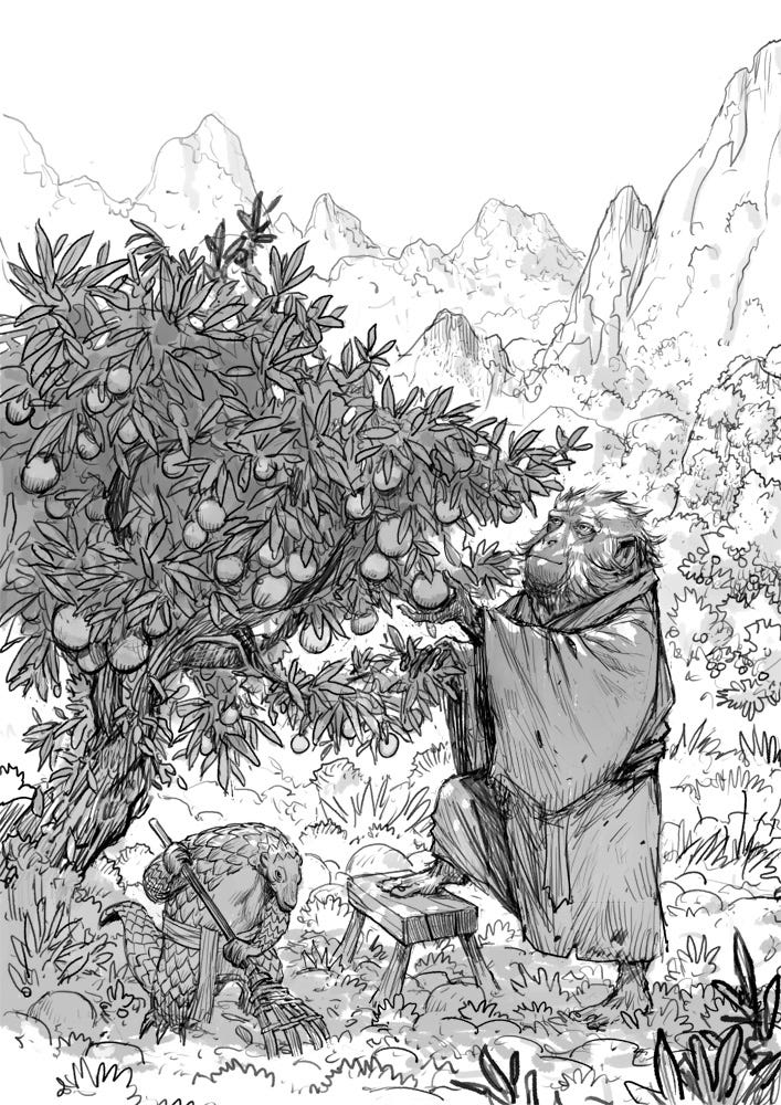 Comics Artopsy #8 - by Niko Henrichon - Exploding Giraffe