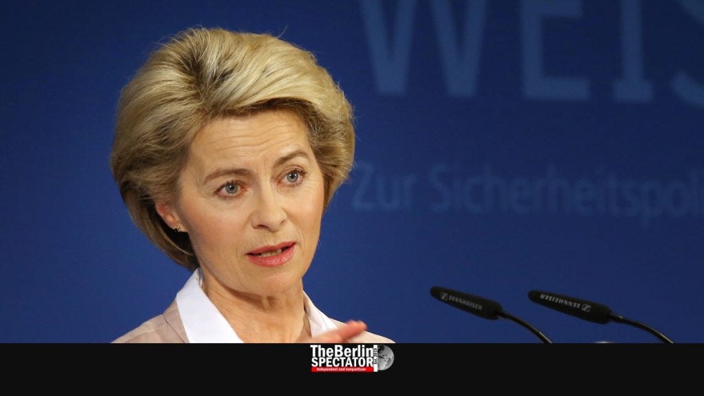 New E.U. Commission President Ursula von der Leyen Ready to Start Job