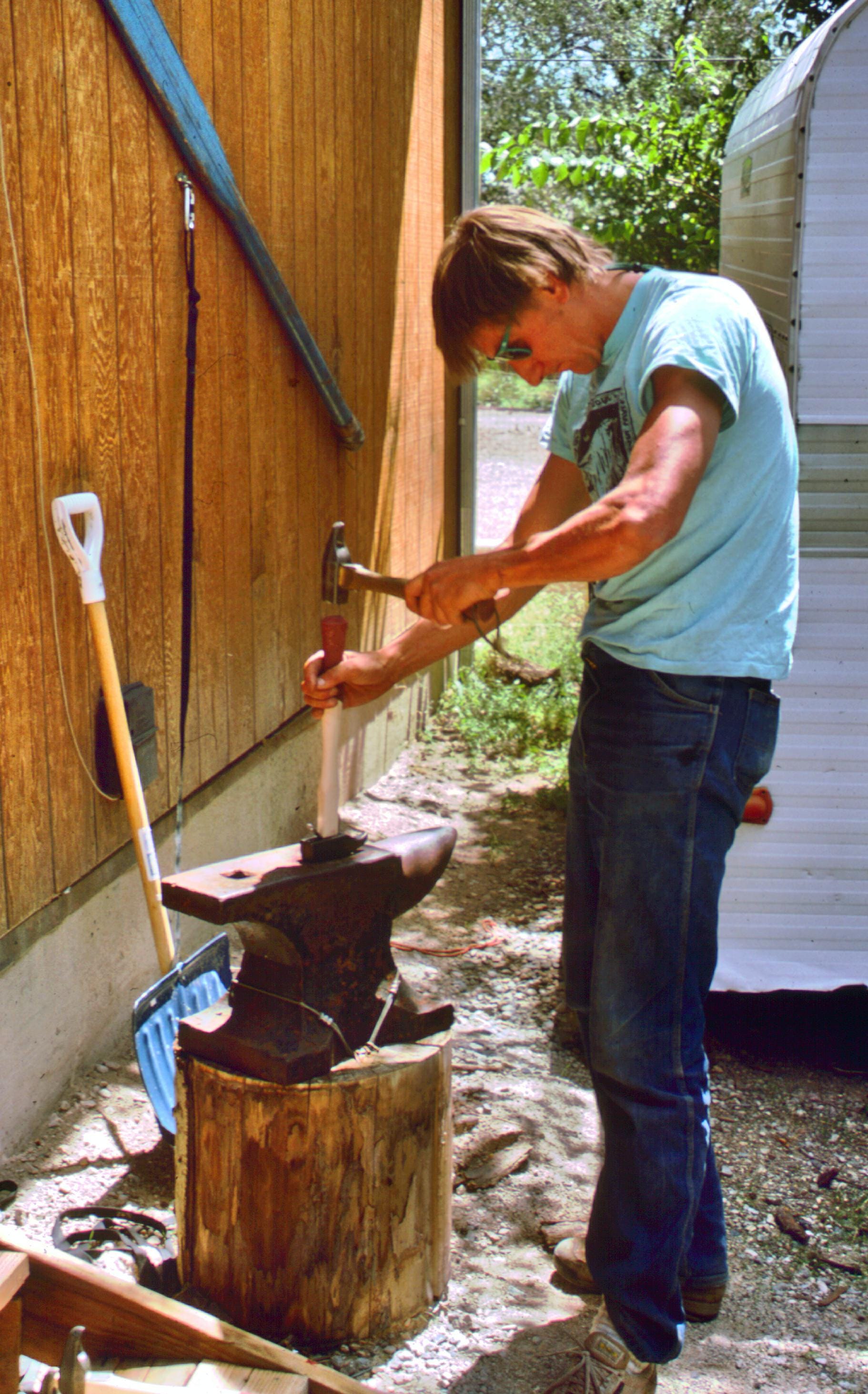 A5 hammer production forge process - by John Middendorf
