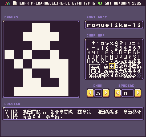 Roguelike Font Pack - by Jesse Freeman