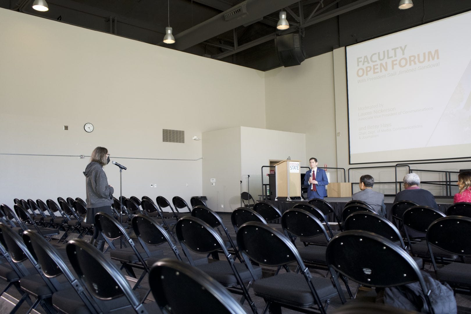 Fresno State faculty and staff speak on campus issues in open forums