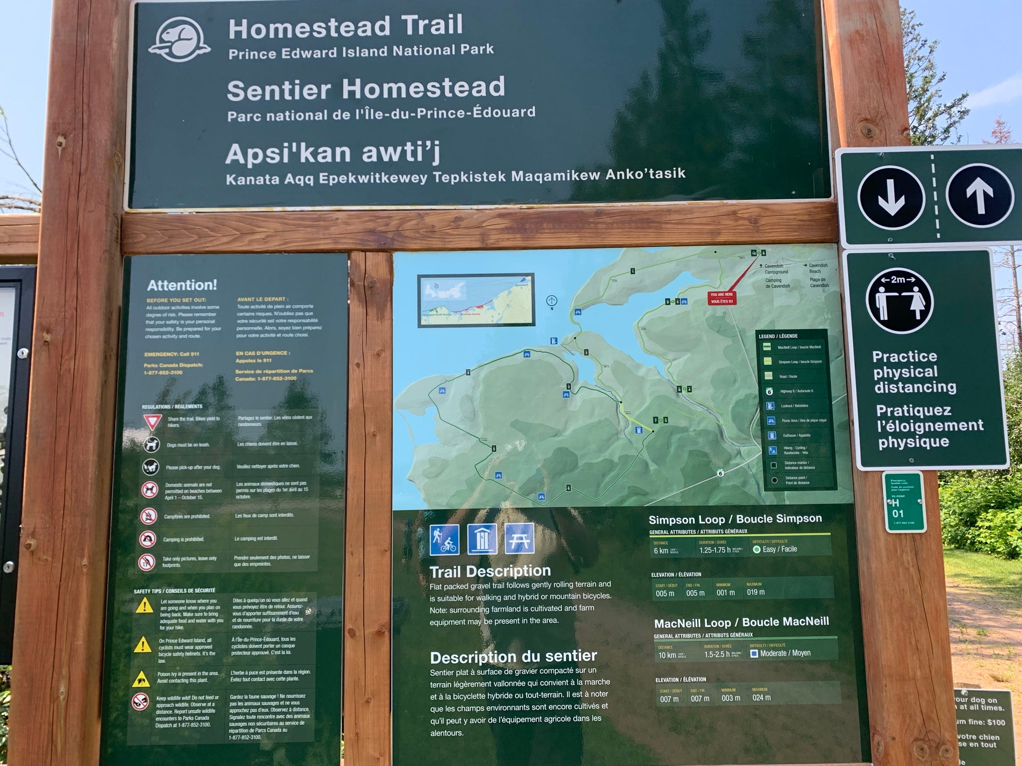 Checking Out the Homestead Trail - by Rick Gallant