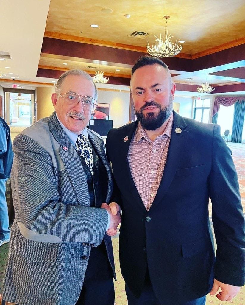 Montana Veteran Association CEO “Pins” Gary Marbut in Honor of Years of ...