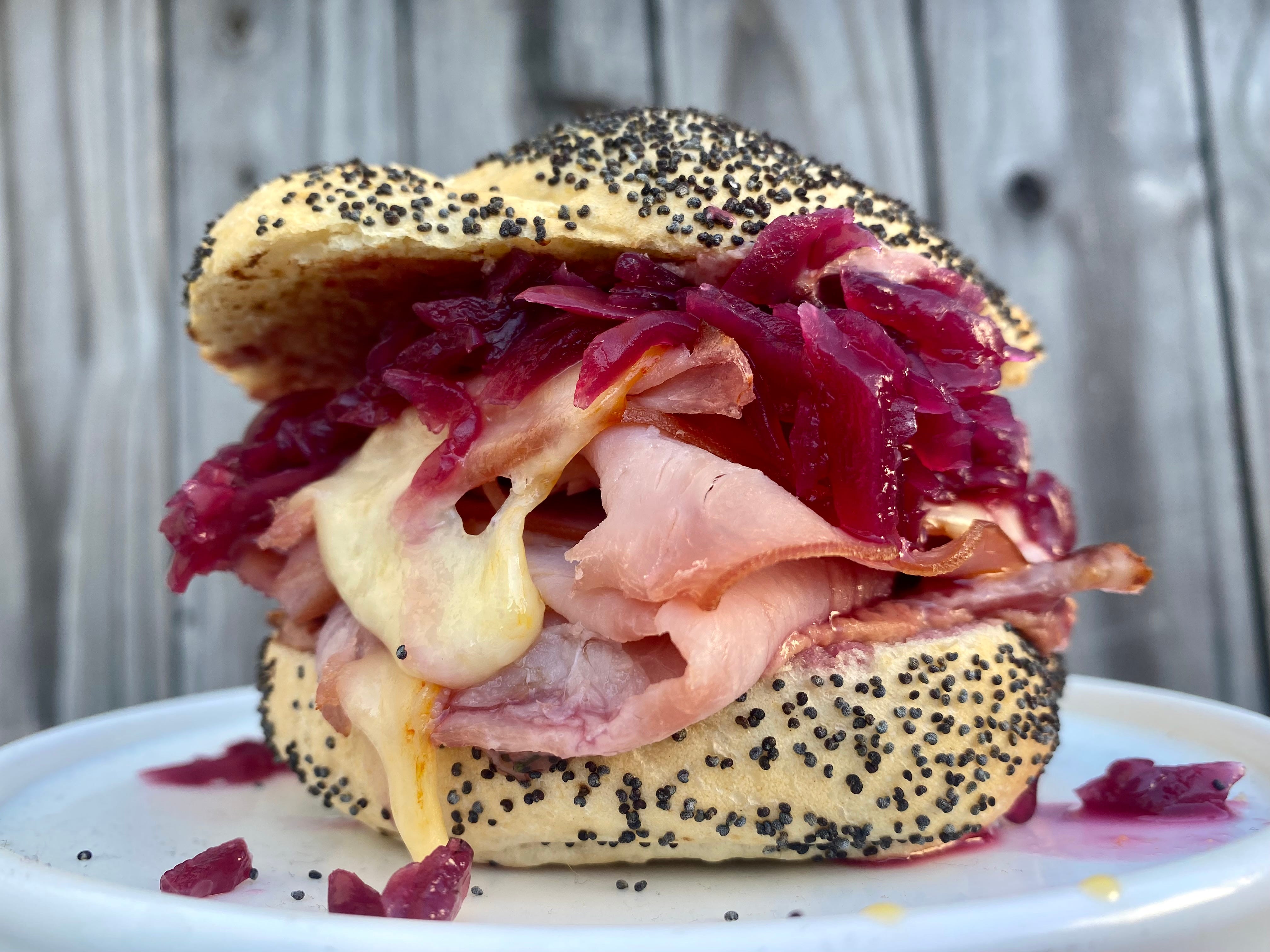 Recipe: Burning Ham Sandwich - by Allison Robicelli