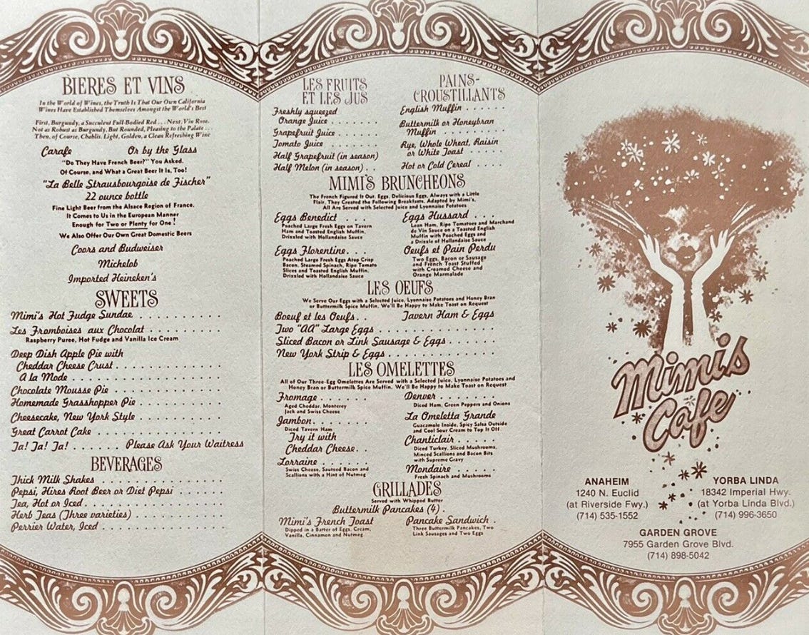 Grief and Sex at Mimi's Cafe - by Meg Conley