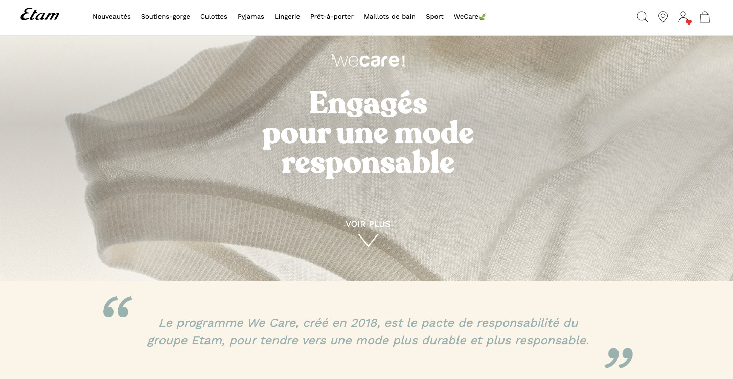 Etam, marque engagée ou greenwashing ? - Green to fash