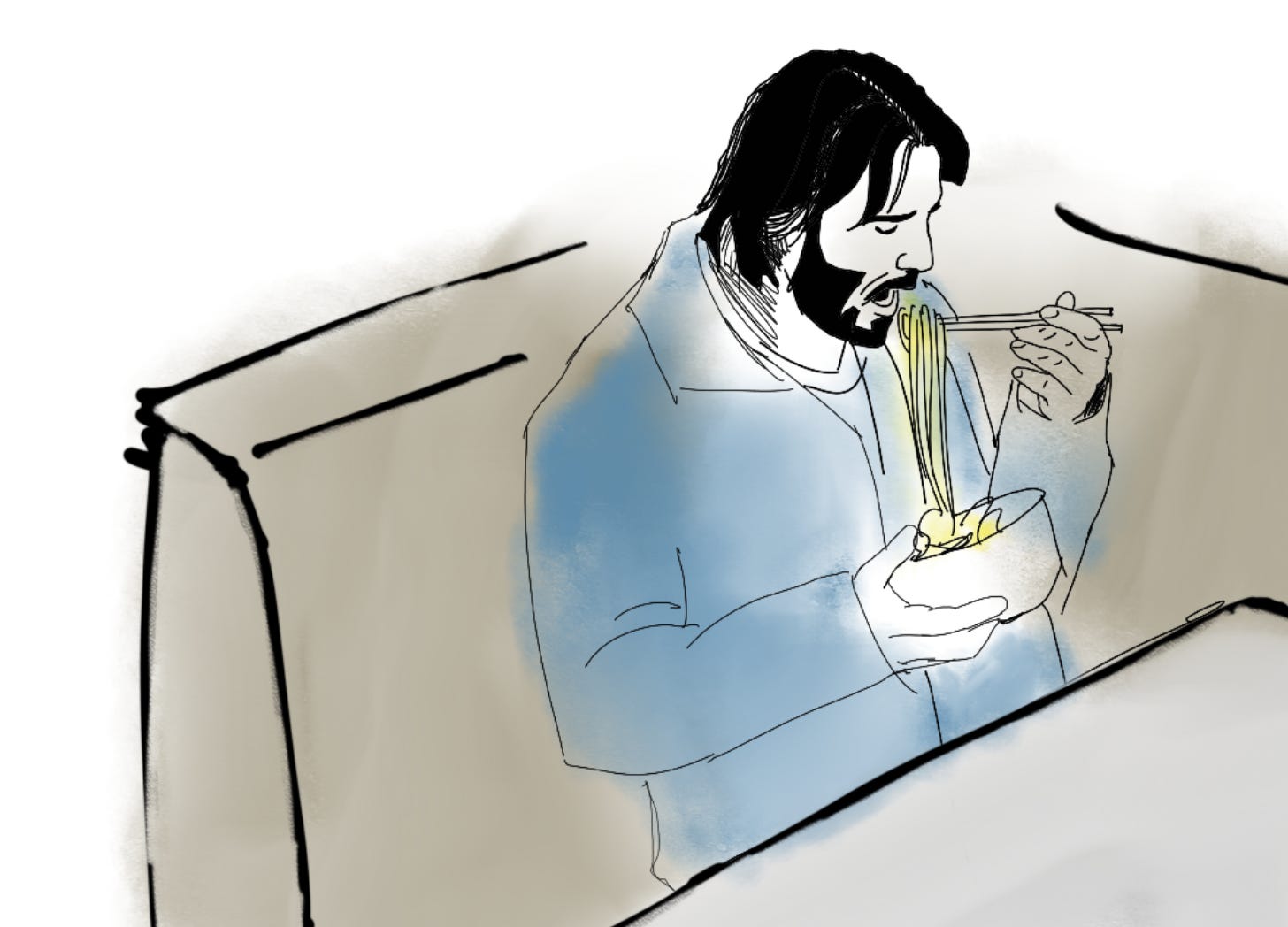 Eating tiny little cakes... - by kmCarter