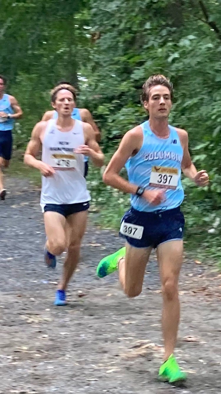 notes on collegiate running - by Stephen Connelly