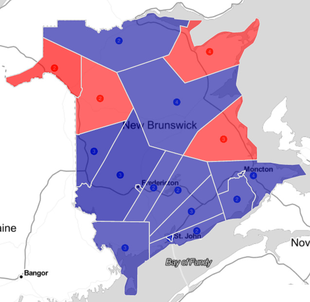 #EveryElectionProject: New Brunswick - by Éric Grenier