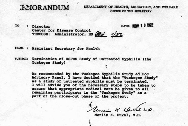 Lessons from the Tuskegee Study - by Robert F. Graboyes