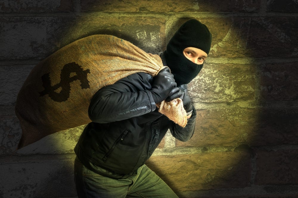 The invisible bank robber - by Ankur Ashta