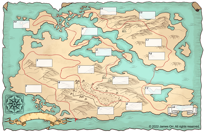 Treasure Map to Your Goals - by James Orr