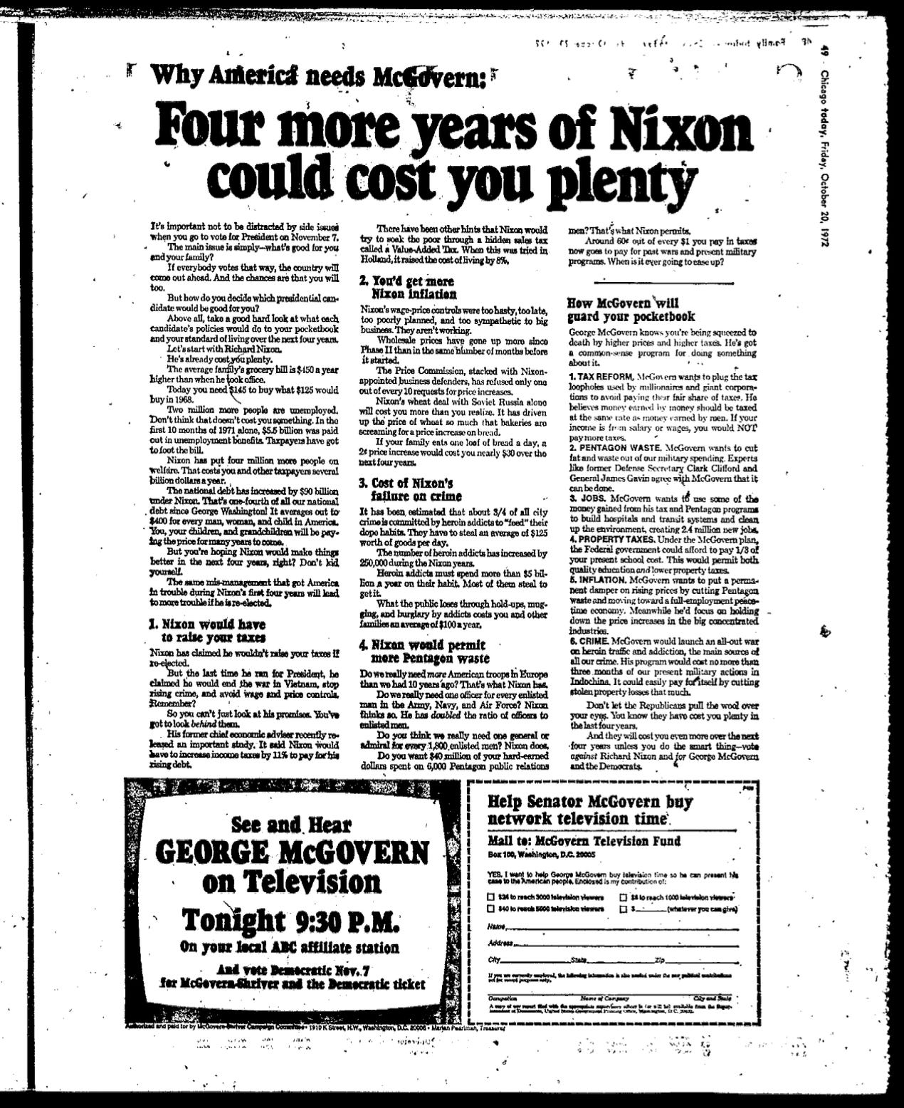 THIS CRAZY DAY IN 1972: De Mau Mau - by Cate Plys