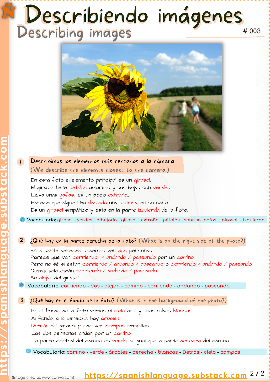 Describiendo Imágenes en español (003)