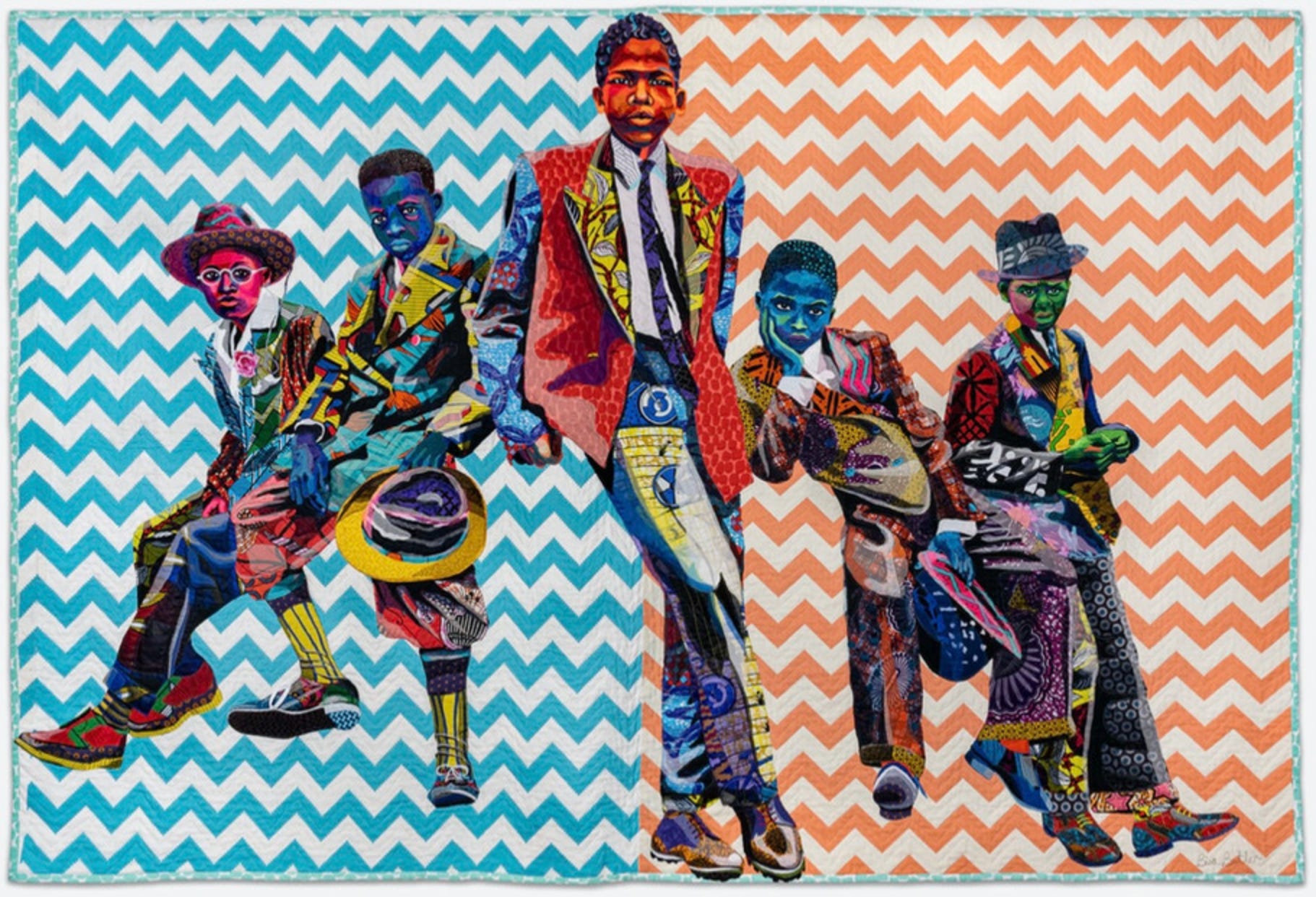 Quilt Portraits inspired by Bisa Butler