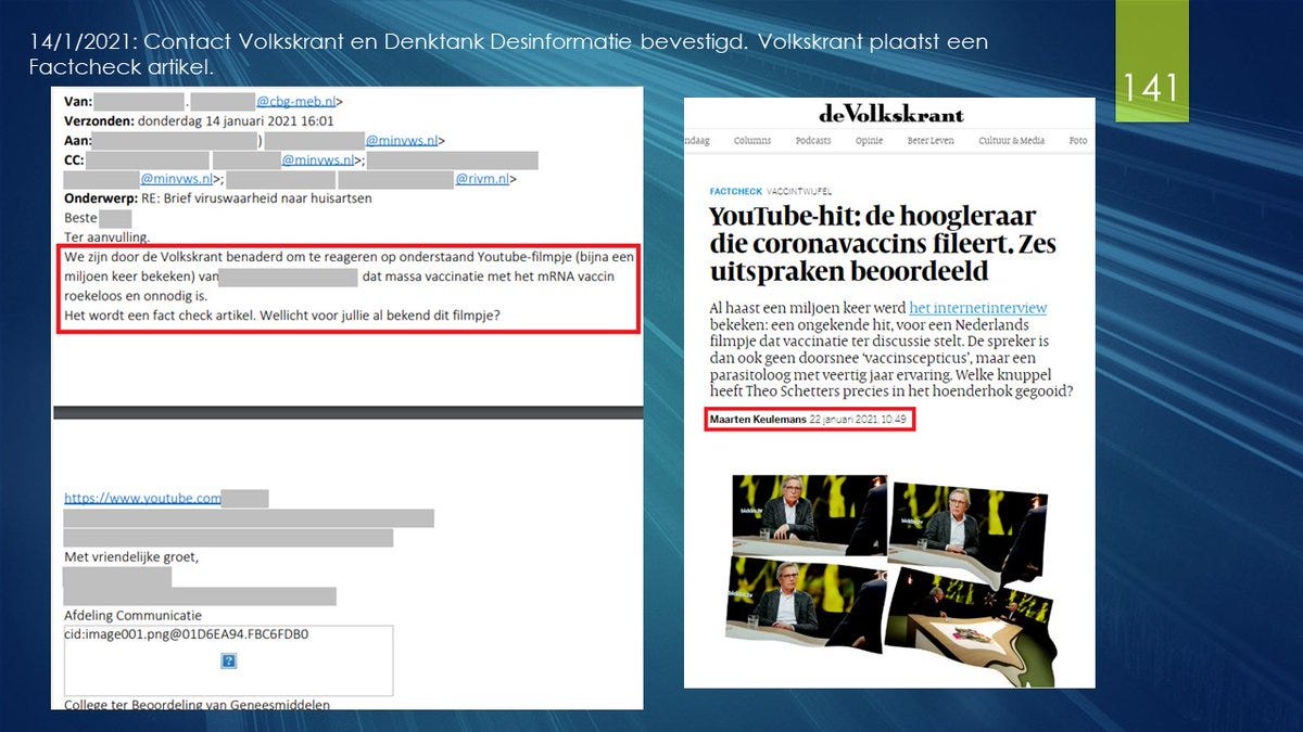 'Desinformatie', Deel 2: De Organisatie.