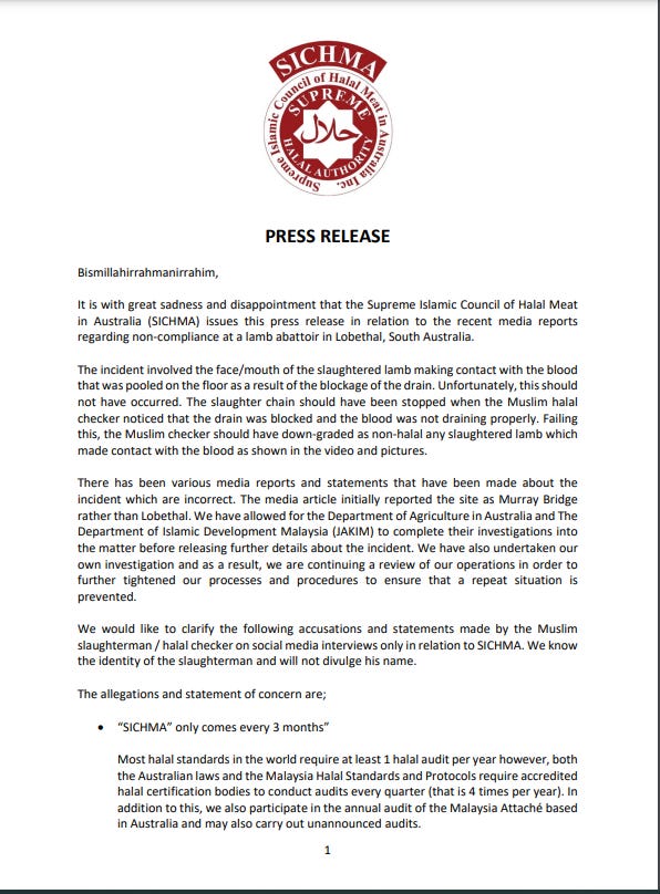 SICHMA statement puts onus back on JAKIM and TFI