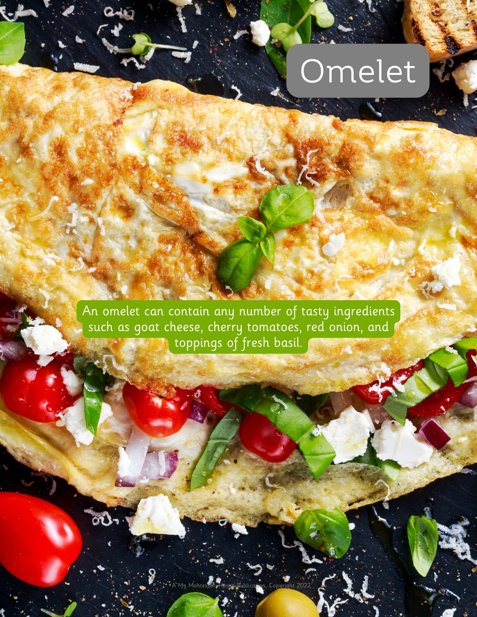 Which omelet graphic is better? - by Mercy