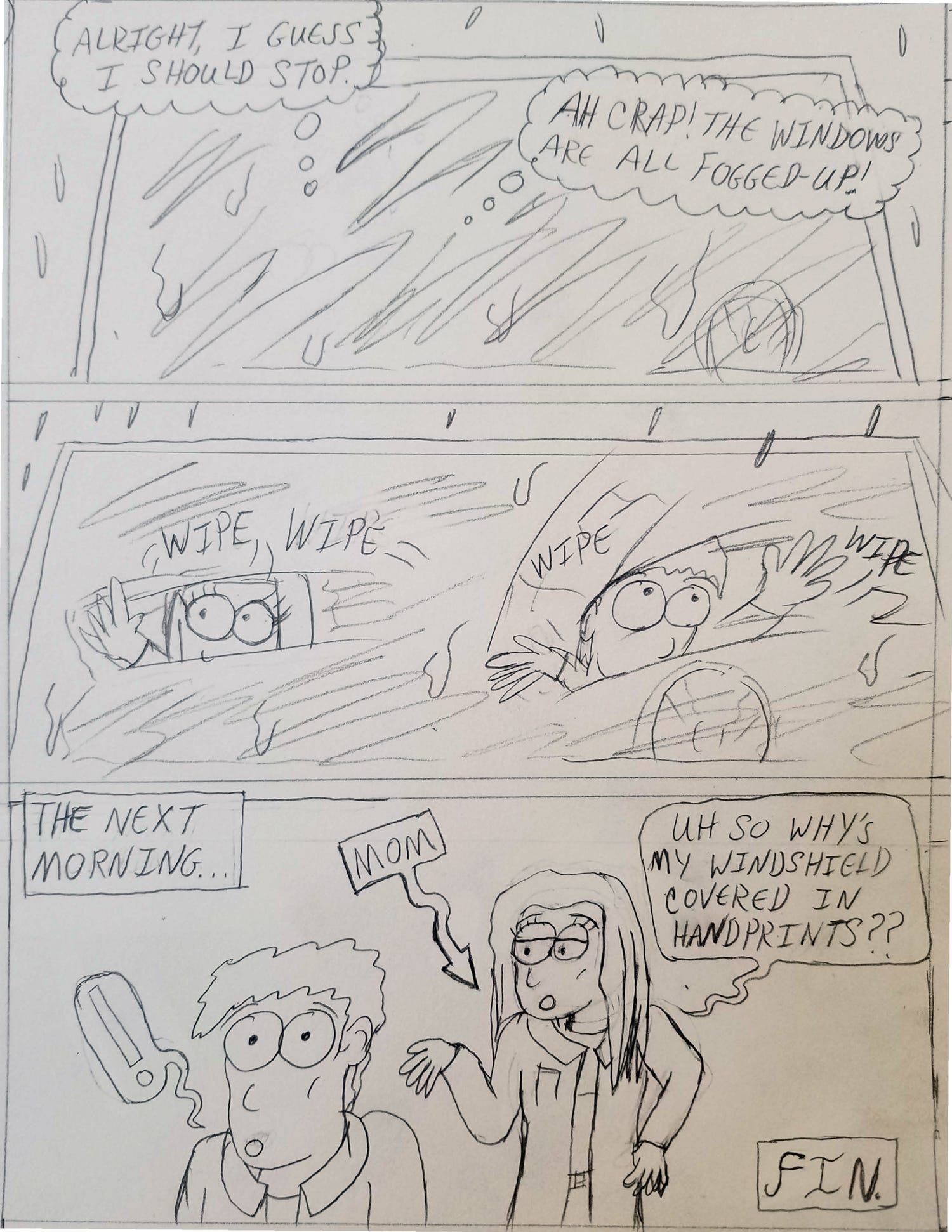 Work-in-progress comic - by Sonya Saturday