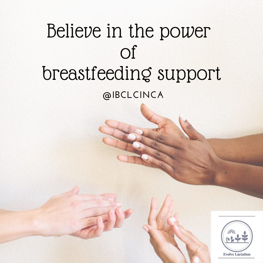 Believe in the Power of Breastfeeding Support