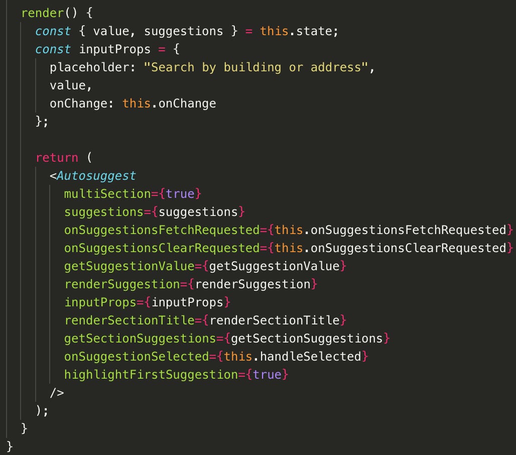 Search autocomplete with React & AWS CloudSearch