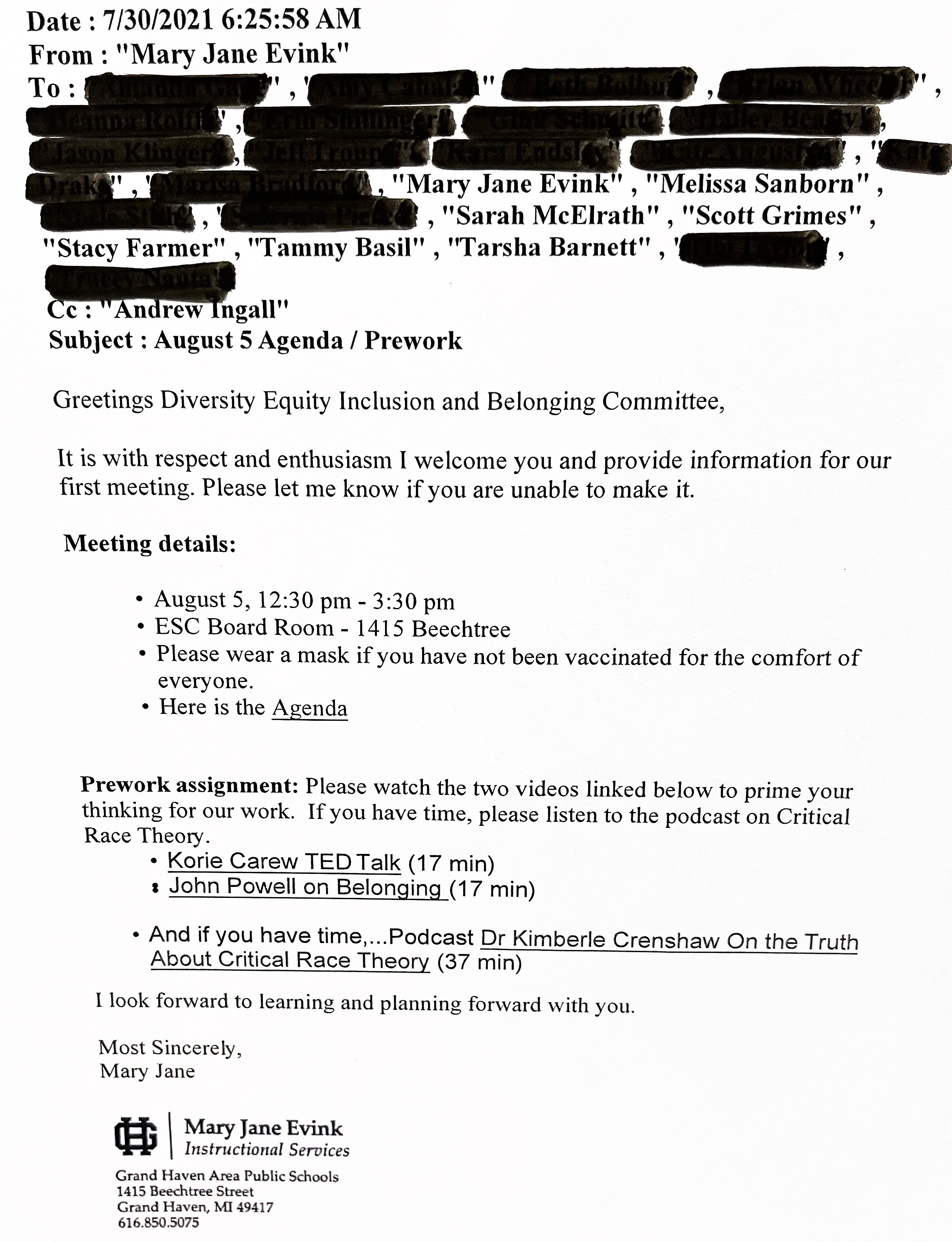 DEIB Committee Creates Feeling of Distrust