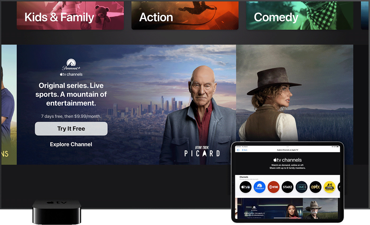 What happens when content is missing from Apple TV Channels?