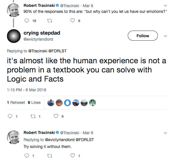 Logic and Facts and Guns - by Sherri and Robert Tracinski