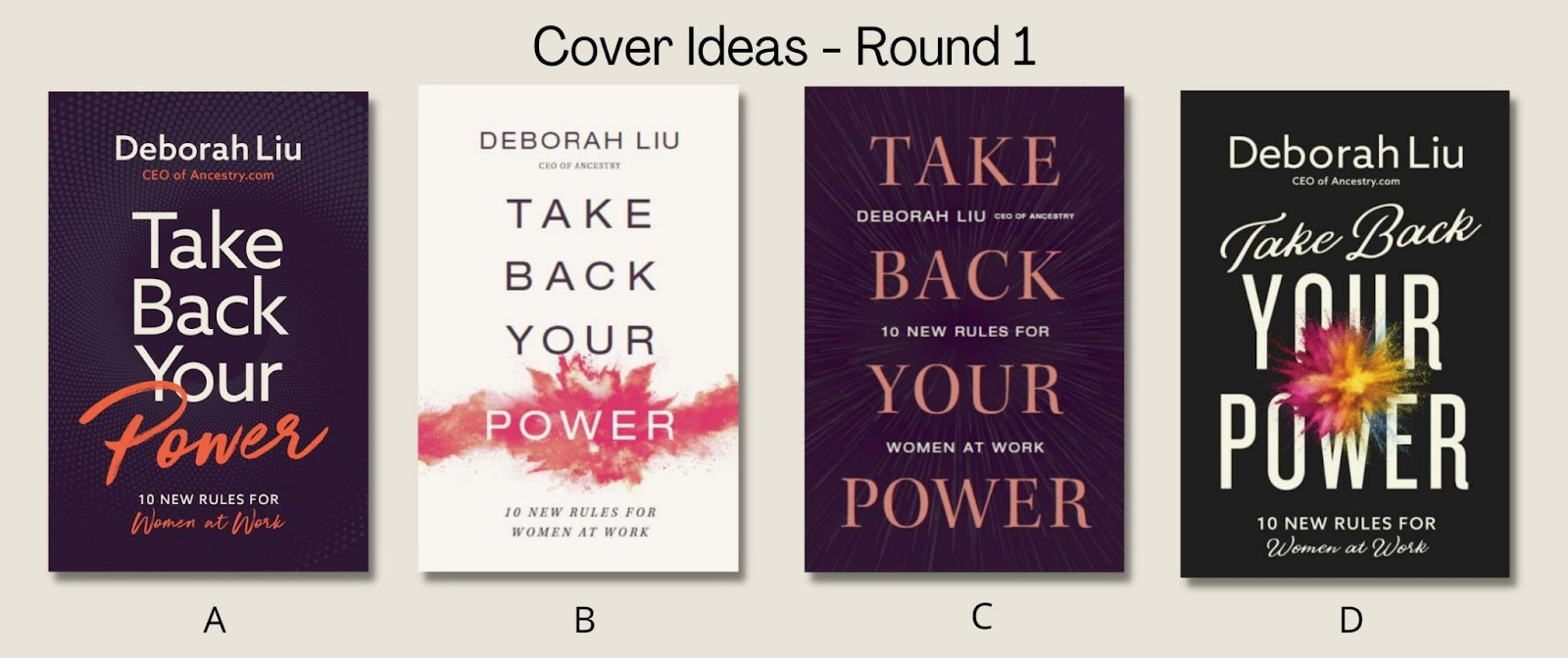 Behind the Scenes: Book Cover Edition – Deb Liu – Take Back Your Power