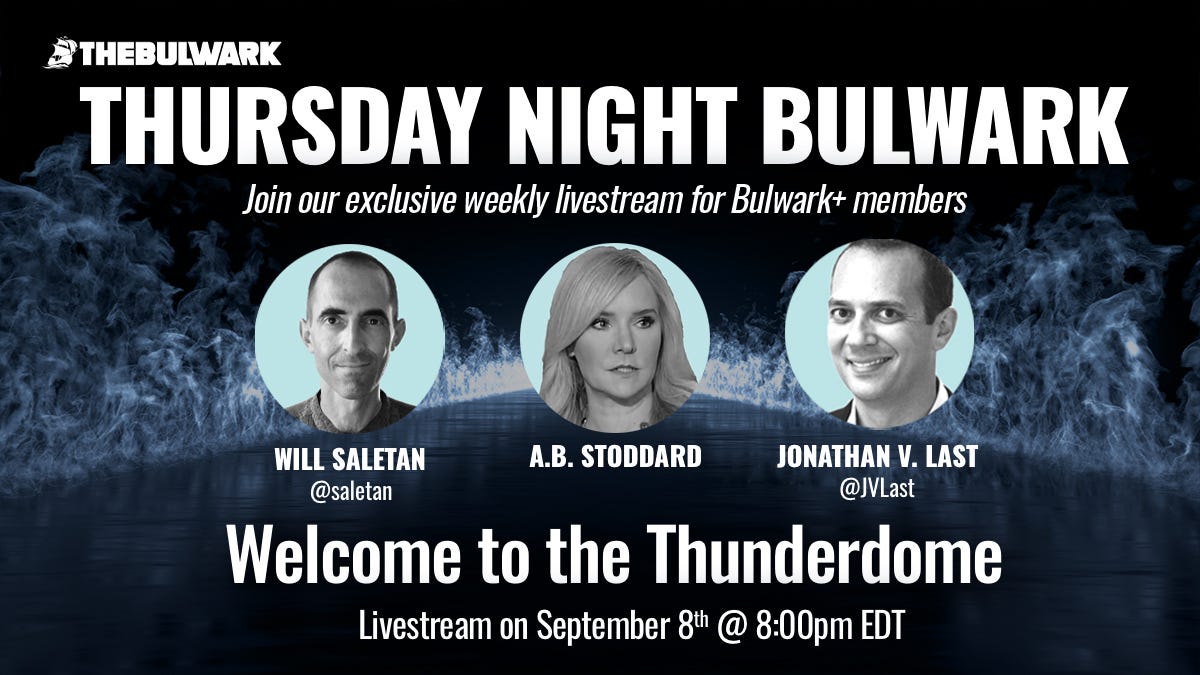 Welcome to the Thunderdome [9/8/22] - by Catherine Lowe