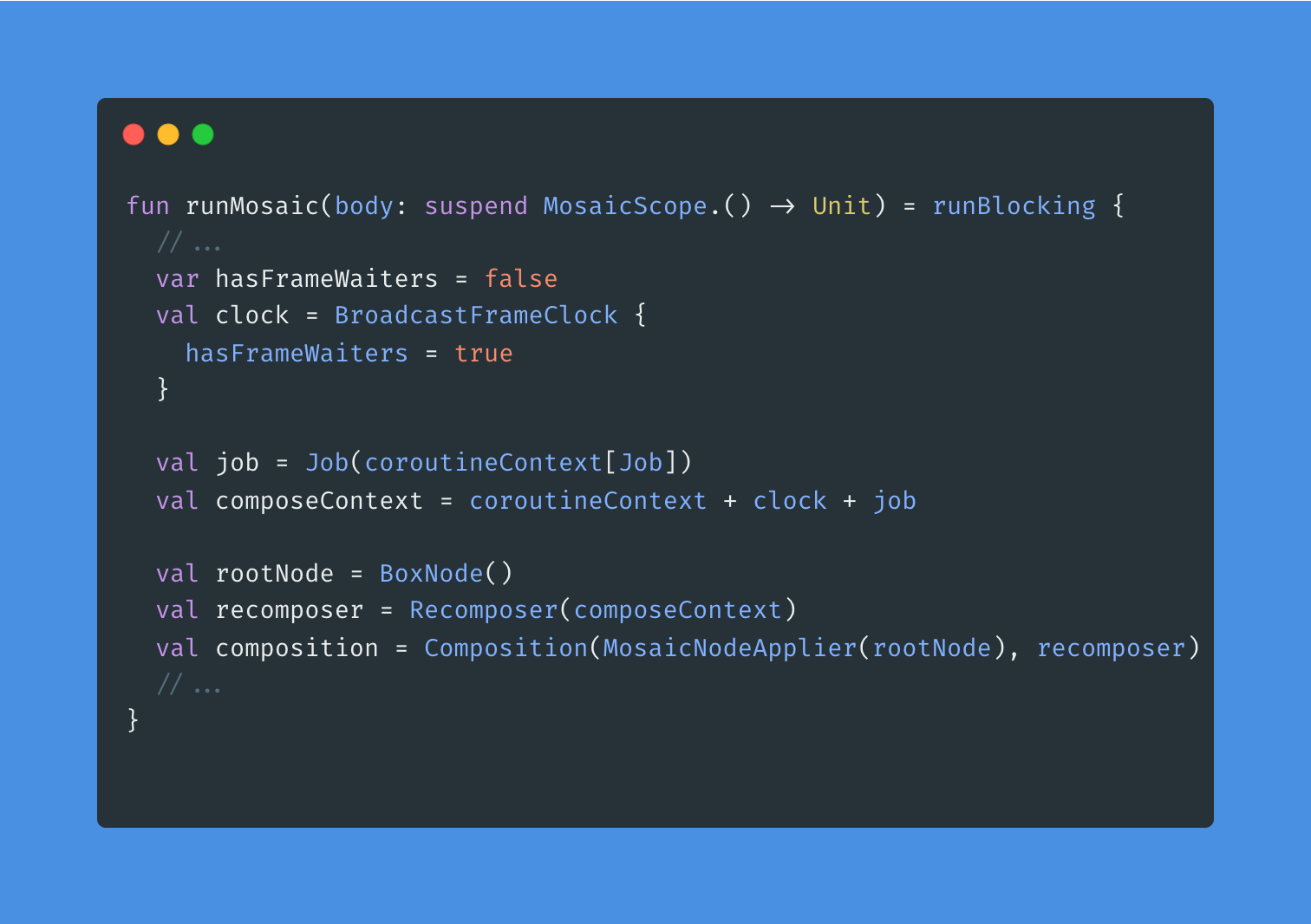 Writing a custom client library for the Compose runtime