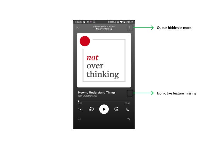 Spotify Podcasts Redesign | UX/UI Case Study - by Somanna