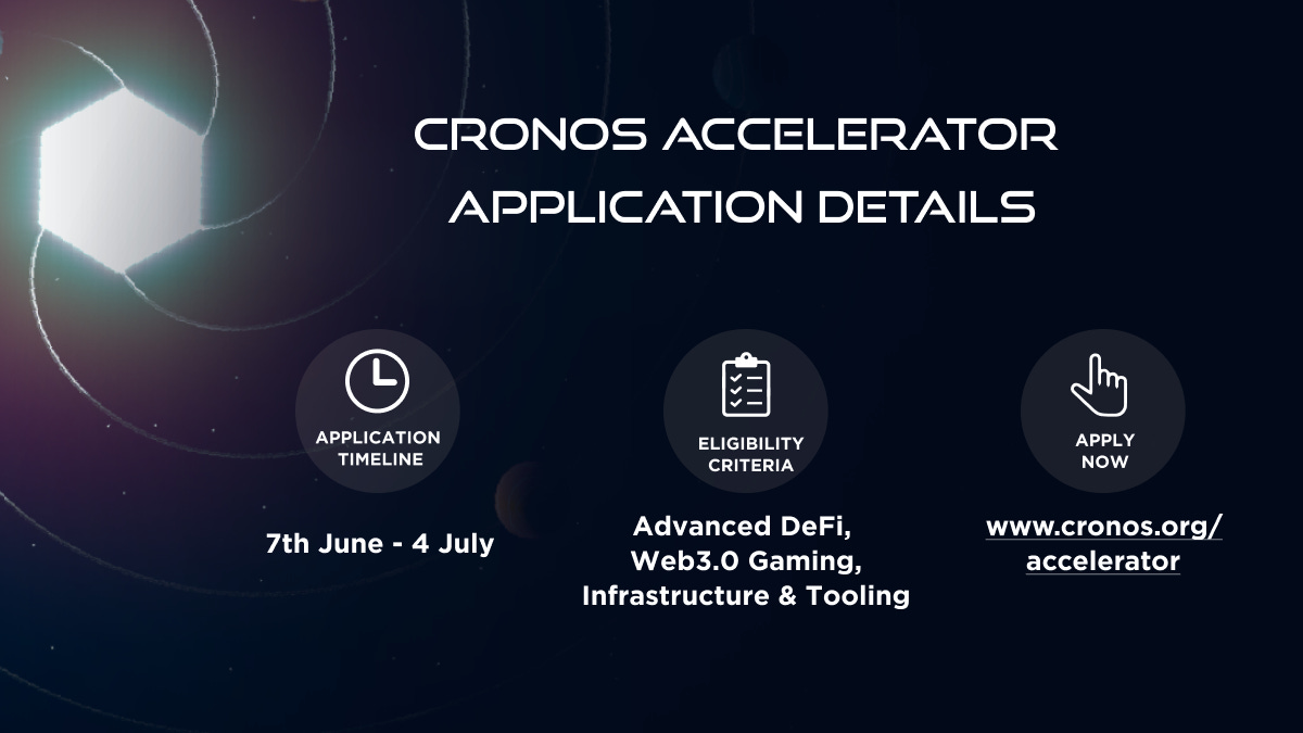 Cronos Launches $100M-backed Cronos Accelerator Program to Support Ongoing Ecosystem Building