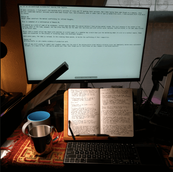 4 Reasons to Create Your First Drafts in Ink