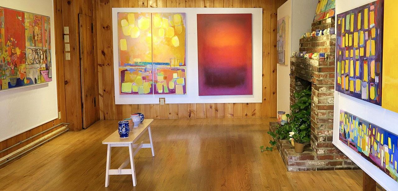 Loren Doucette, painter - by Amy Allen - Palate & Palette