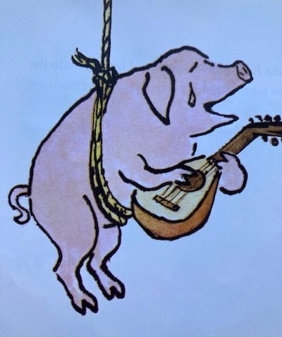 Mommy the Minstrel Pig - by Isabel Cowles Murphy