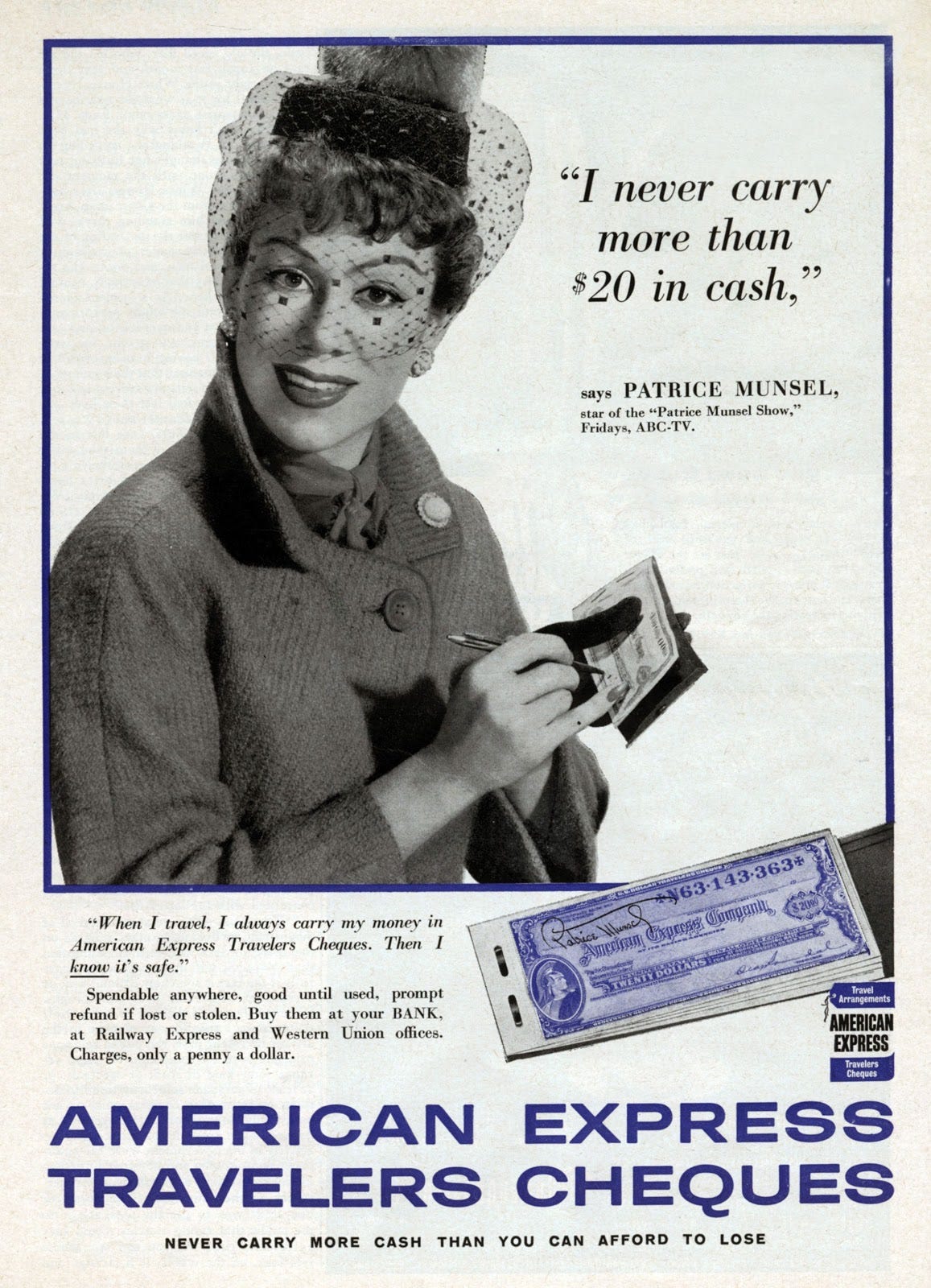 The Travelers Cheque Edition - by Guest Contributor