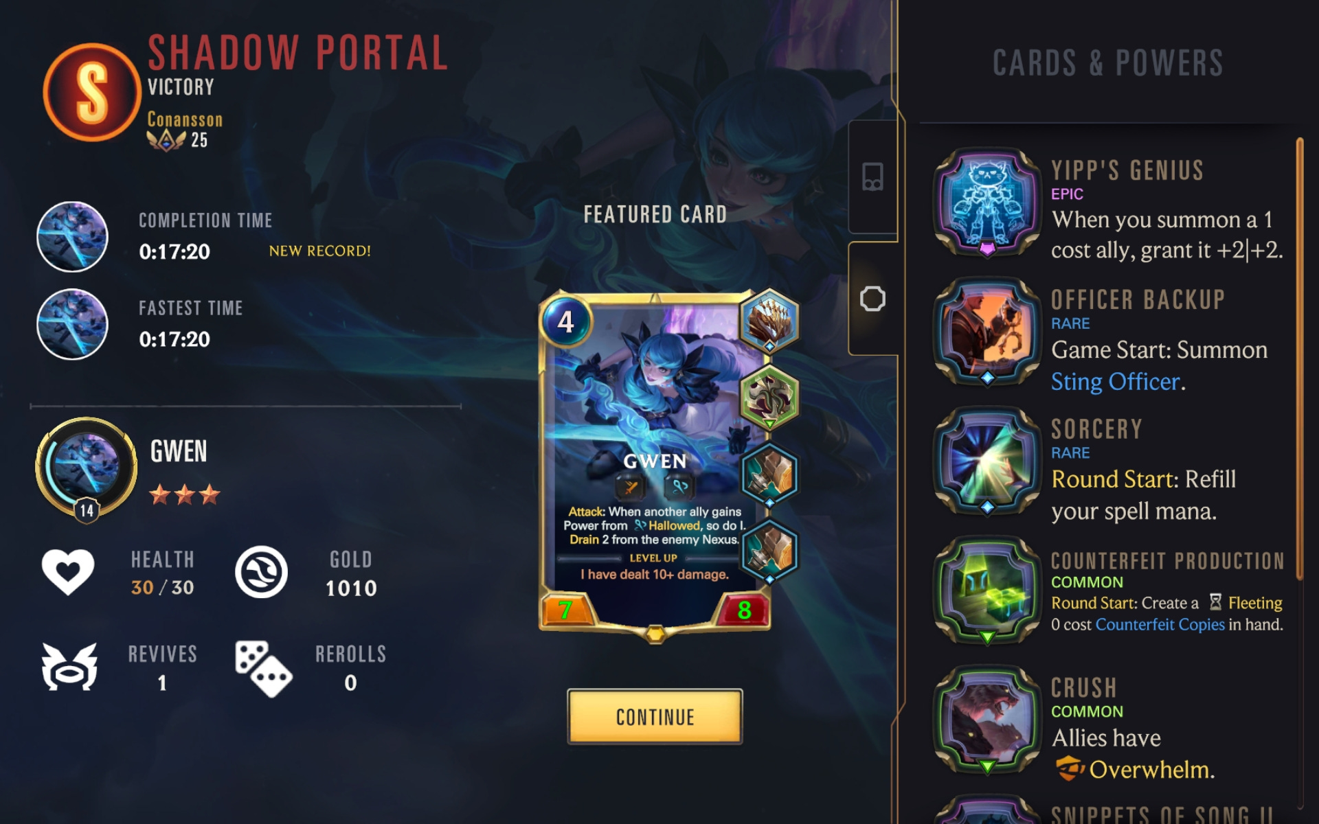 Weekly Path Adventure: Tellstones, Mirrors and Fiora