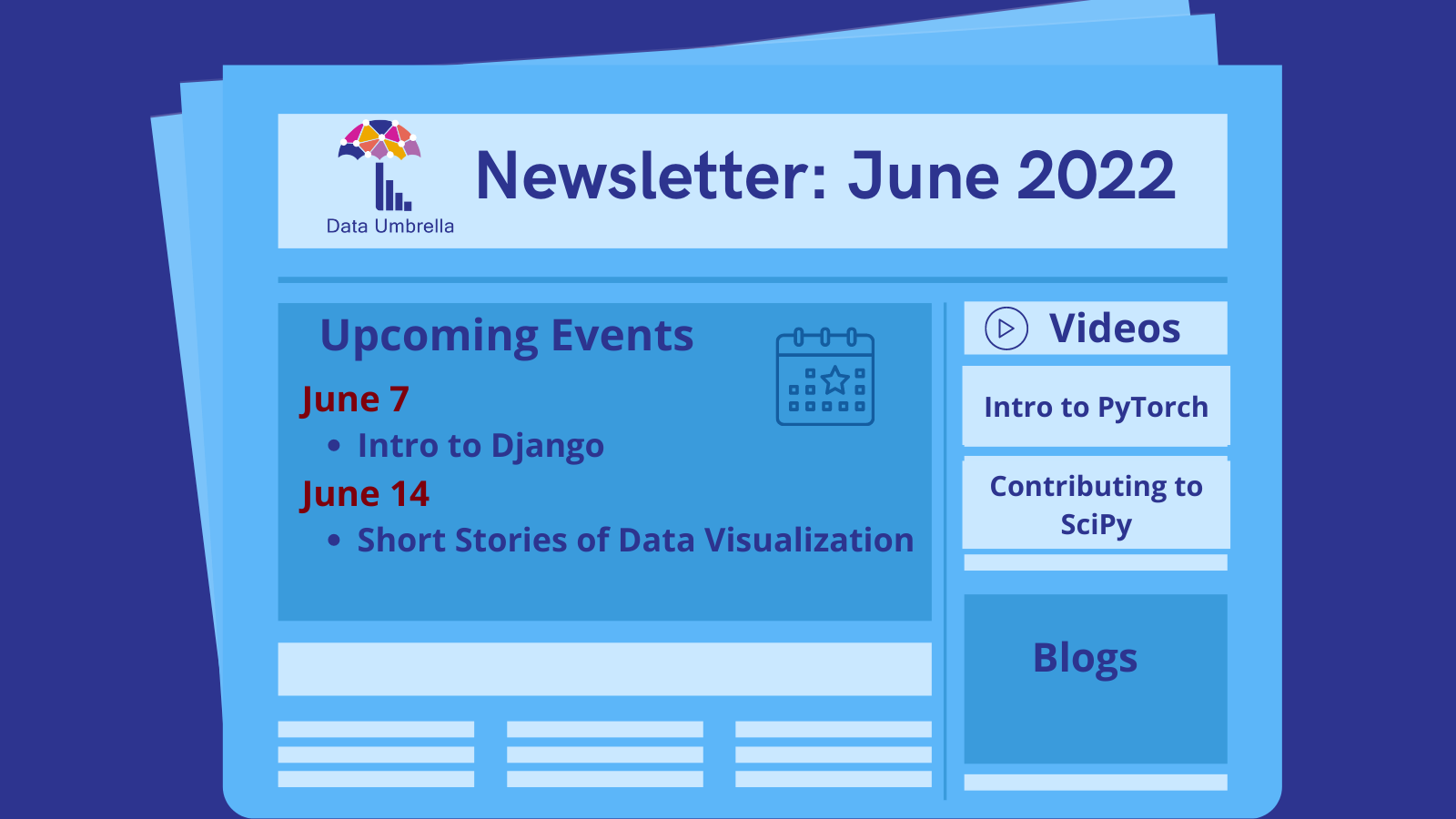 Data Umbrella Newsletter: June 2022 - Data Umbrella